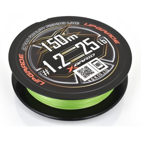 TRESSE YGK XBRAID X006 UPGRADE X8 - PE1.2 - 25 LBS - 150M