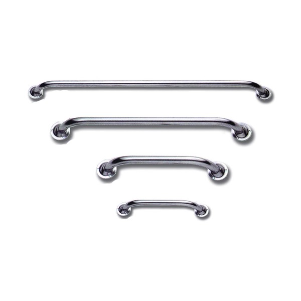 Main courante inox 30 cm sur platine