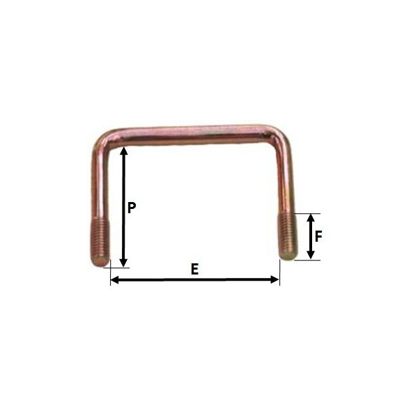 BRIDE ASSEMBLAGE LARGE 30x60 mm pour remorque